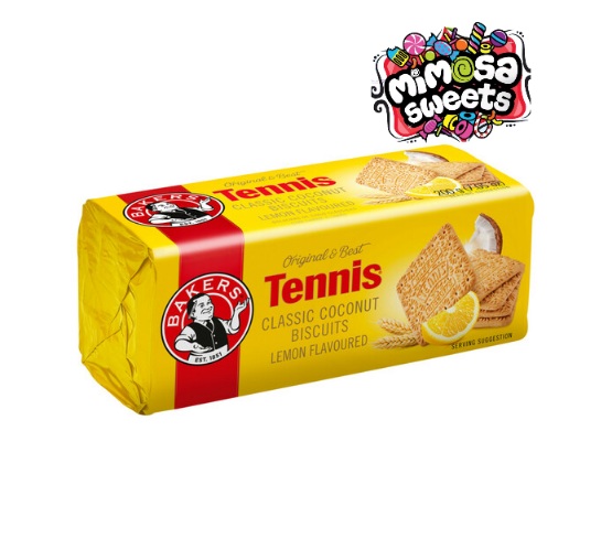 Bakers Tennis Biscuits Lemon 200g - MIMOSA SWEETS