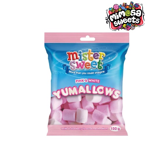 Mister Sweet Yumallows Pink & White 150g - MIMOSA SWEETS
