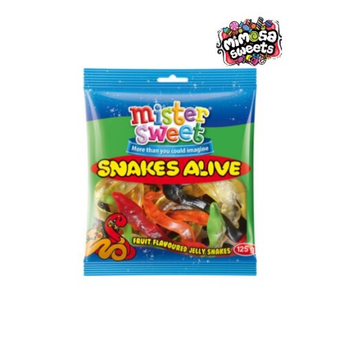 Mister Sweet Snakes Alive 125g - MIMOSA SWEETS