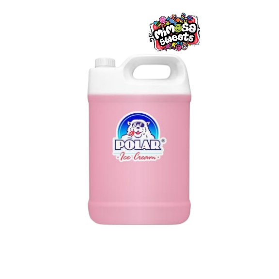 Polar Ice Cream Soft Serve Strawberry 5lt (Instore Only) - MIMOSA SWEETS