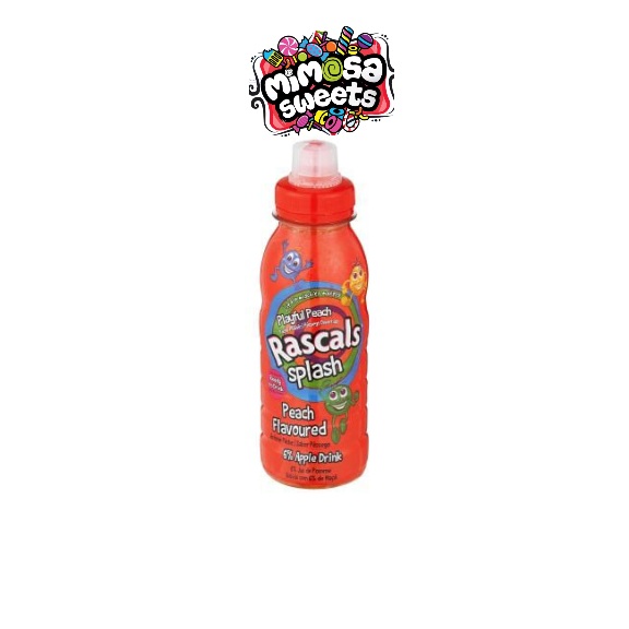 Rascals Splash Playful Peach 300mlx24 - MIMOSA SWEETS