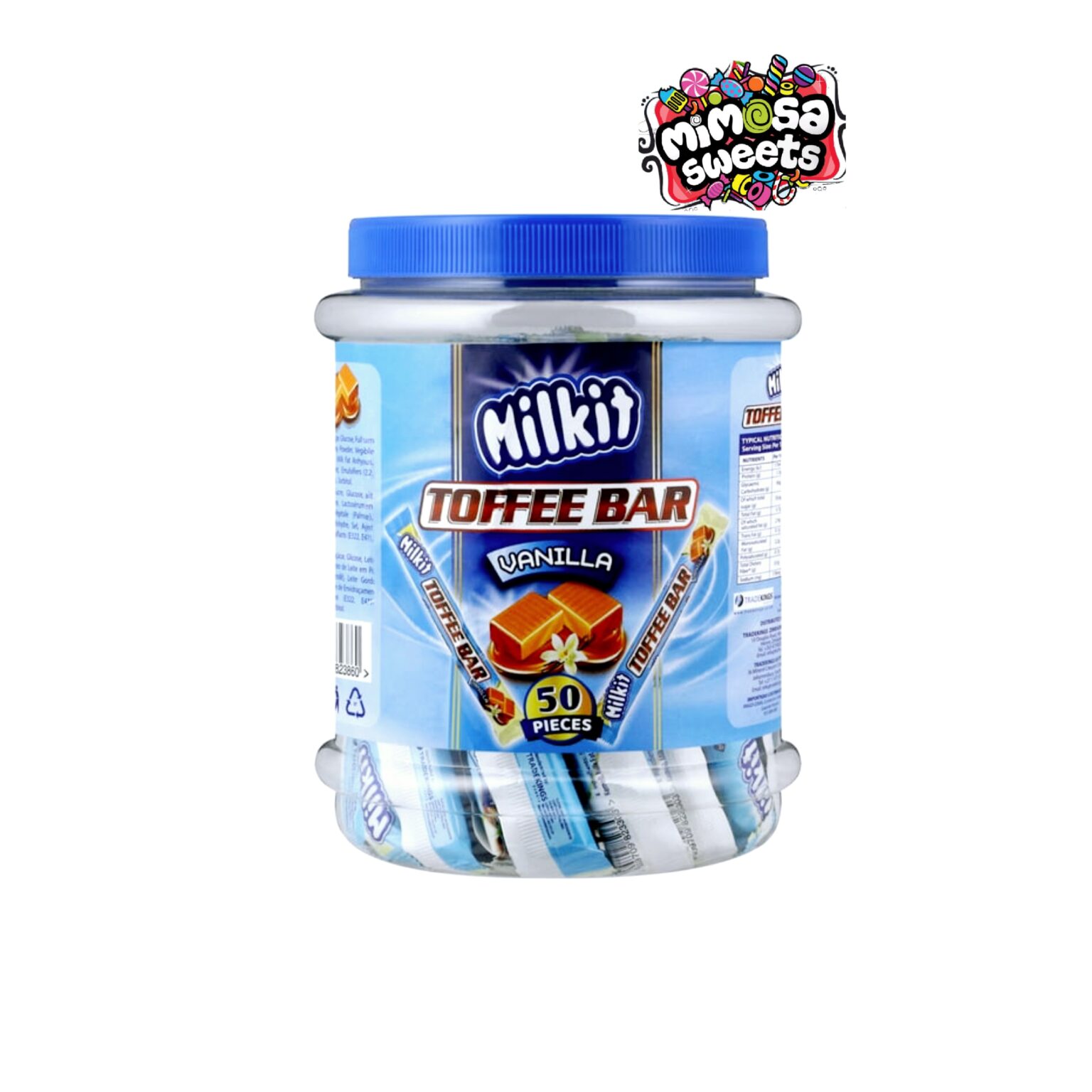 Milkit Toffee Bar Vanilla 50's - MIMOSA SWEETS