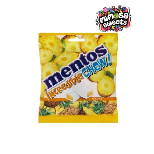 Mentos Incredible Chew Pineapple 72g - MIMOSA SWEETS
