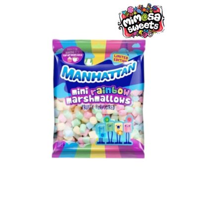 Manhattan Mini Rainbow Marshmallows 150g - MIMOSA SWEETS