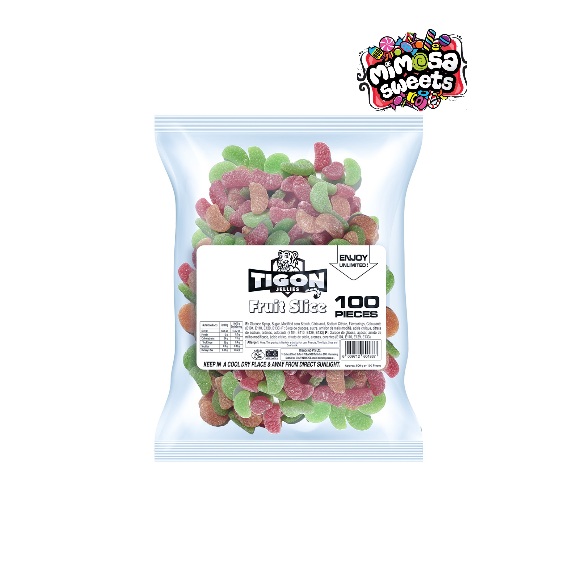 Tigon Jellies Vegan Fruit Slices 800g - MIMOSA SWEETS