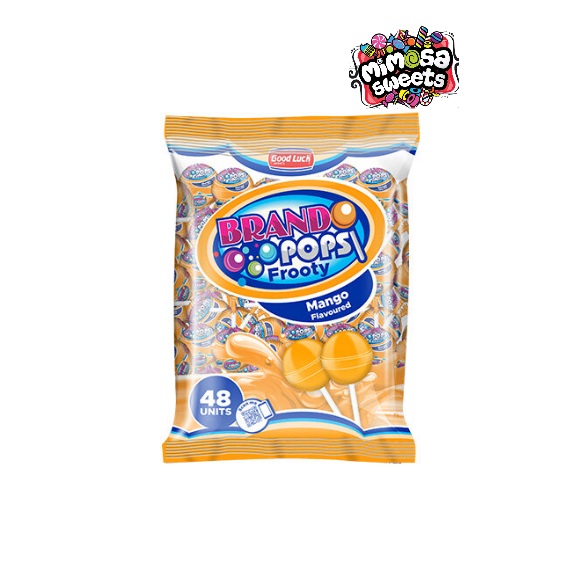 Good Luck Sweets Brando Pops Mango 48's - MIMOSA SWEETS